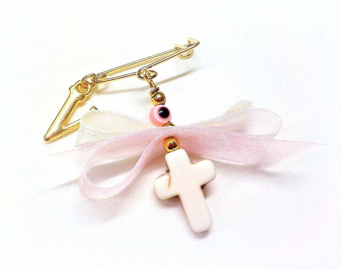 Girls Witness Pins Martirika Martyrika White Howlite Cross | Etsy