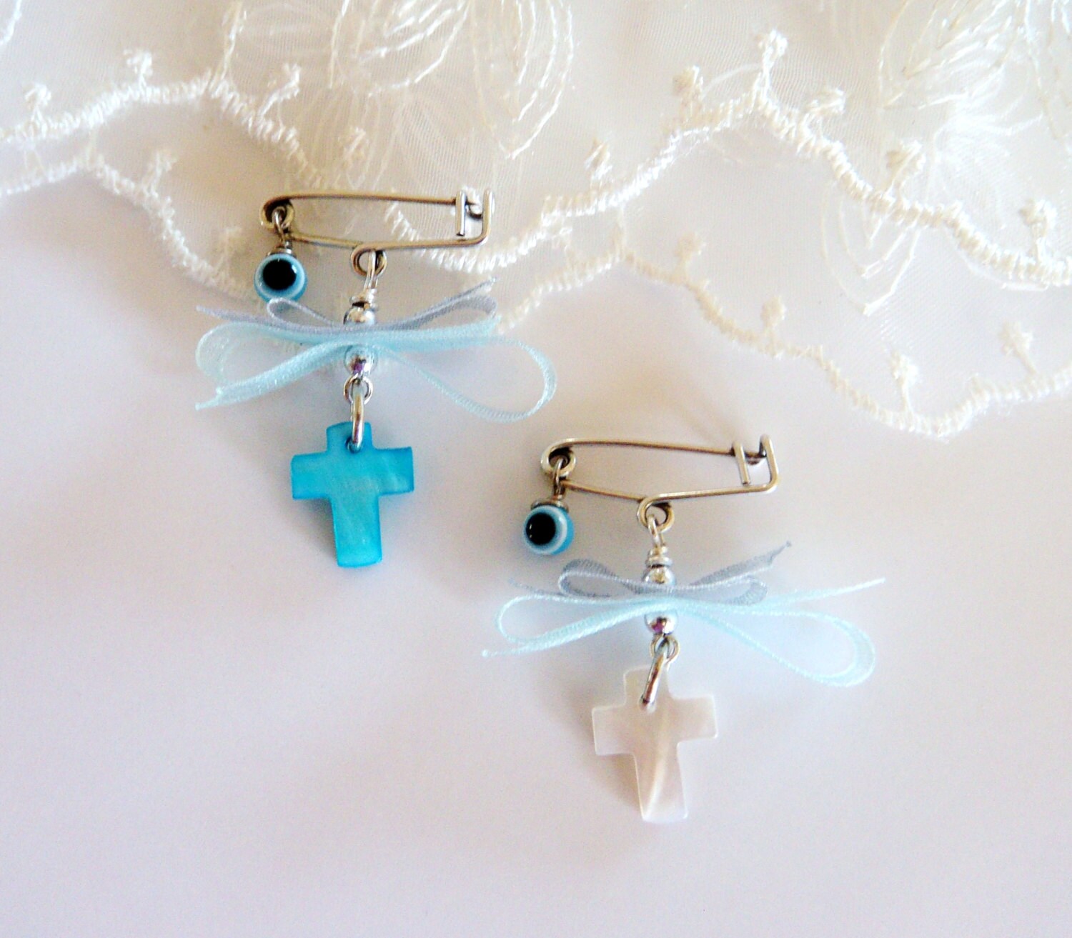 Boys Witness Pins, Orthodox Baptism Christening, Martirika, Martyrika ...