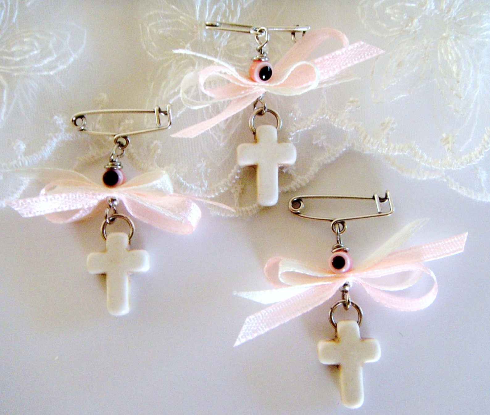 Girls Witness Pins, Orthodox Baptism, Orthodox Christening,martirika ...