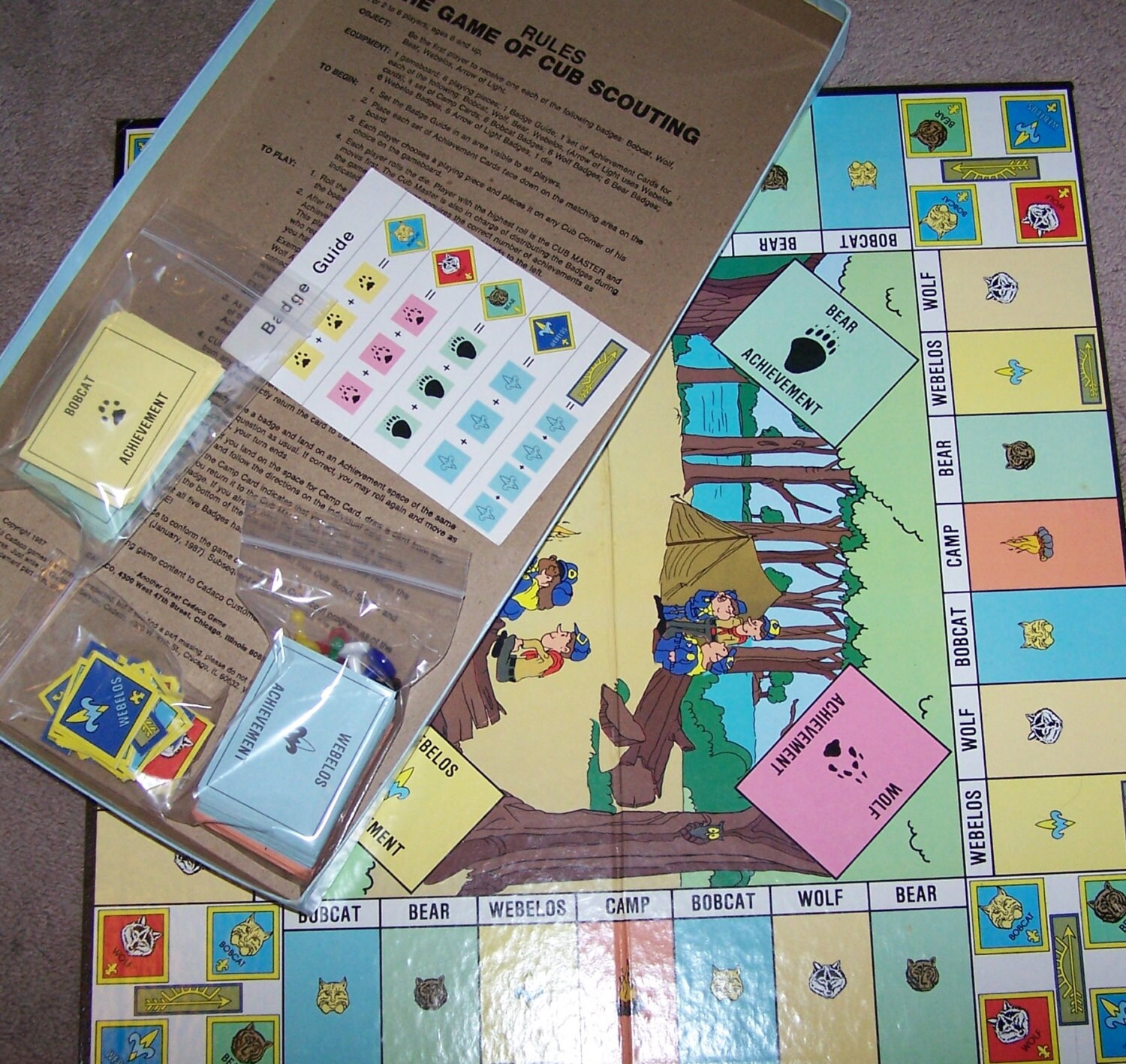 The Game of Cub Scouting Approved by the Boy Scouts of | Etsy