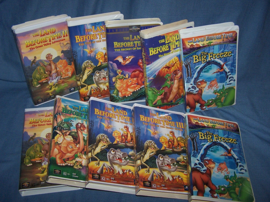 The Land Before Time VHS - Video Tape - Many to Choose From - Clamshell ...