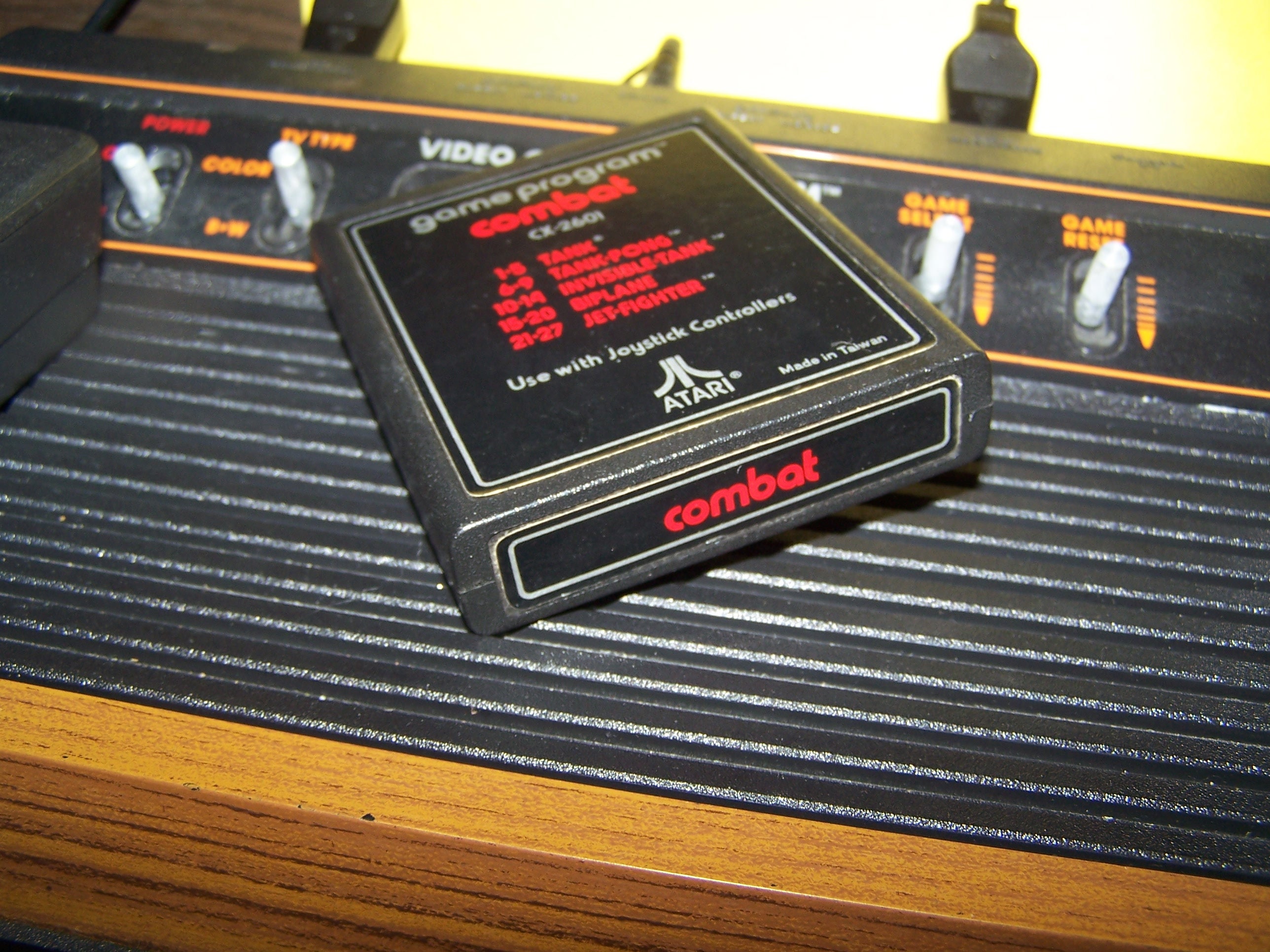 Atari 2600 Game Cartridge Combat Tank Game Vintage Game | Etsy