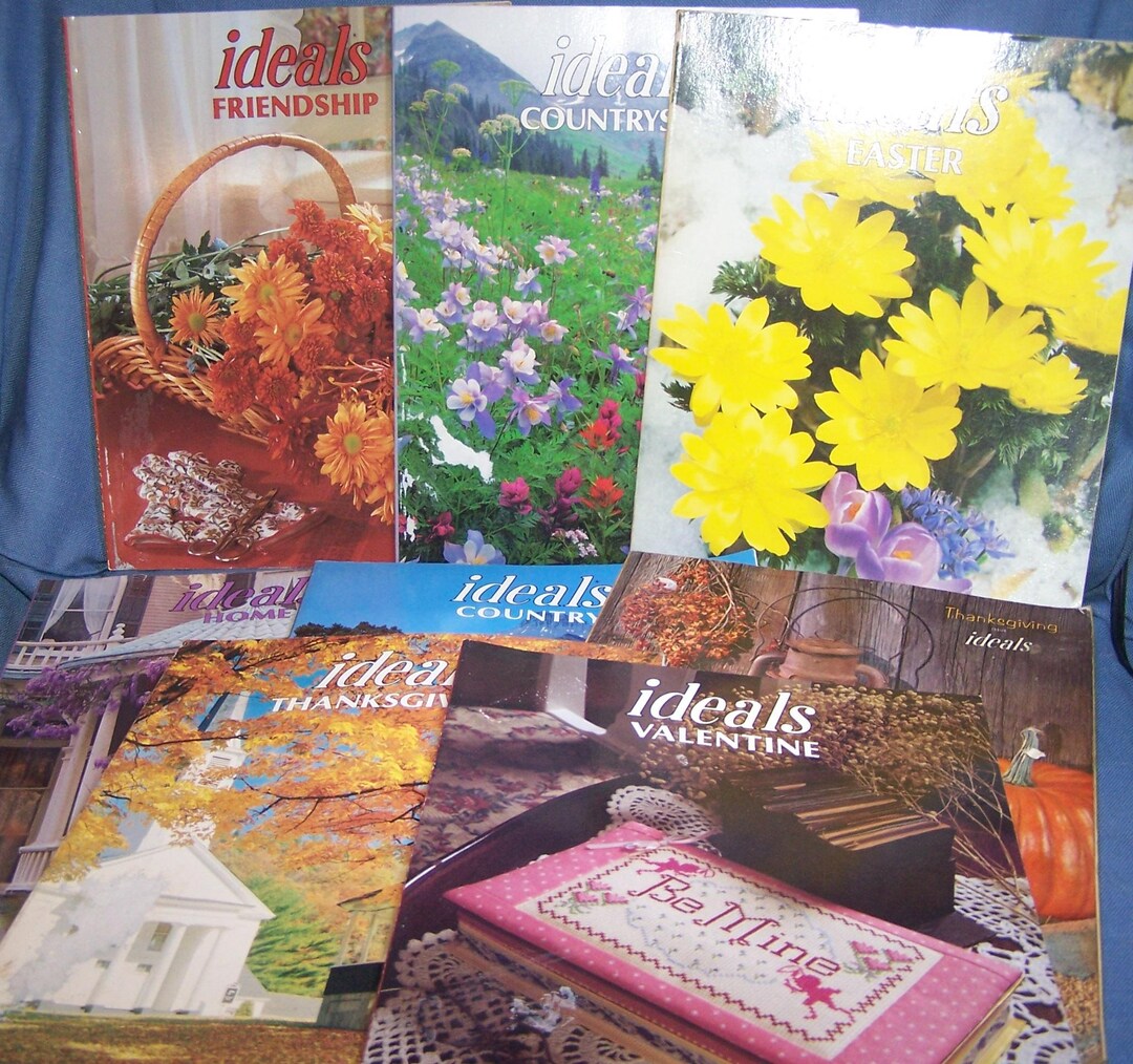 IDEALS MAGAZINE (second Assortment) - Many Dates and Seasons to Choose ...