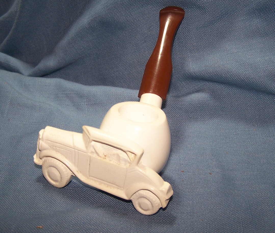 Hand-carved Meerschaum Tobacco Smoking Pipe - Car Design - Measures 7 ...