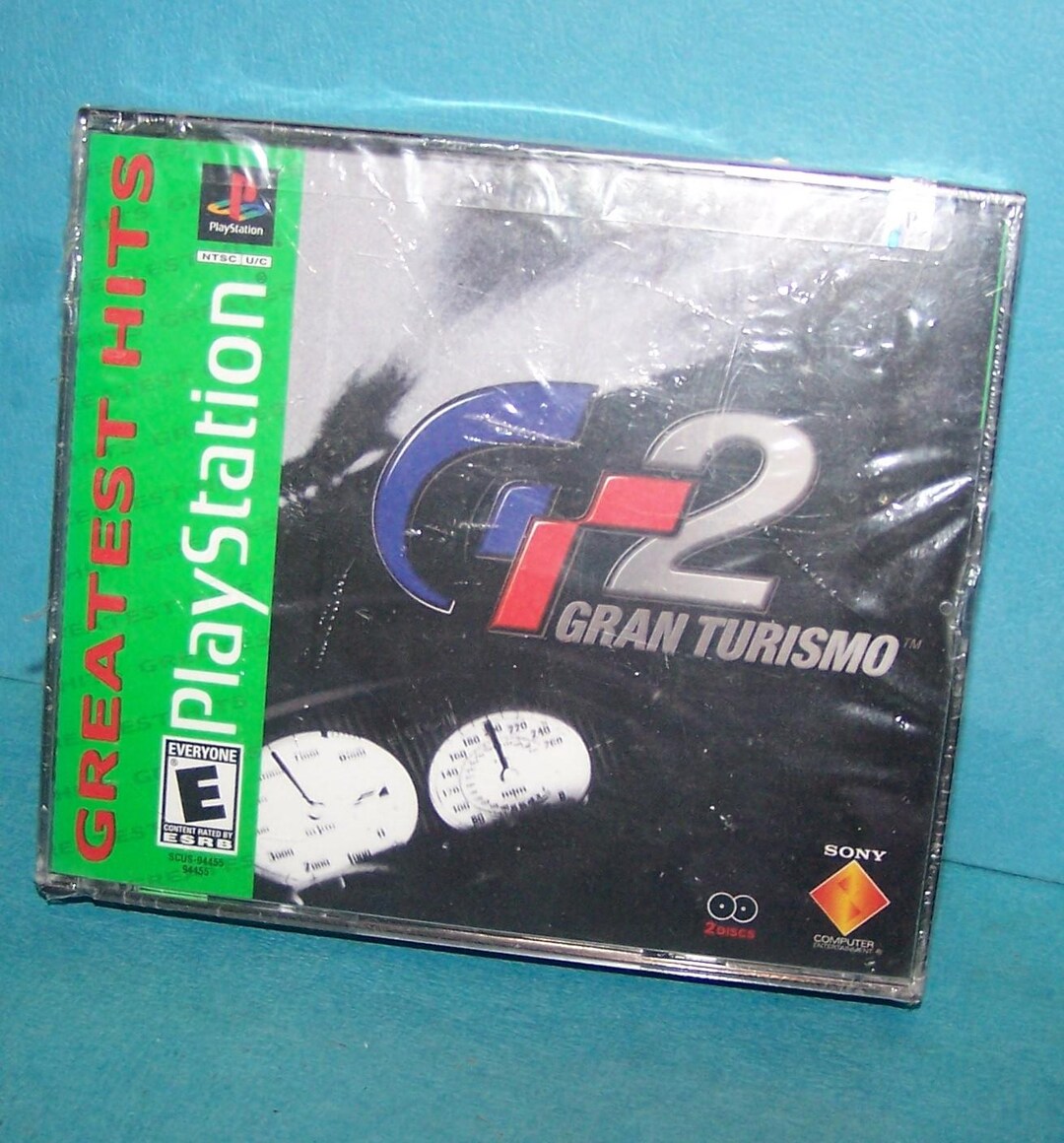 PLAYSTATION GT2 Gran Turismo Game Set - SONY - Greatest Hits - 1999 ...