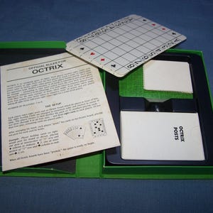 Vintage OCTRIX Card Game - A 3M Gamette Bookshelf Game Box - 1970 ...