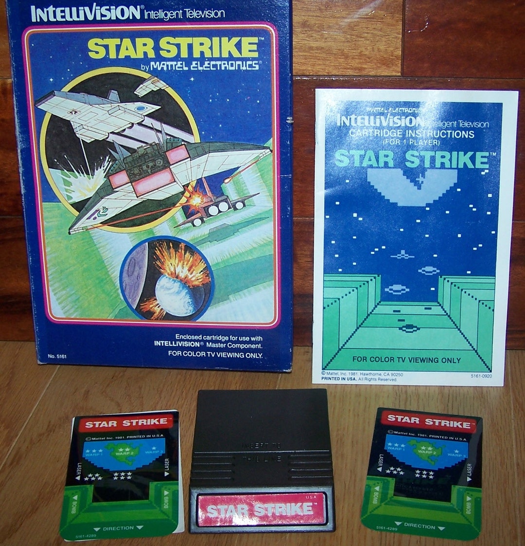 Mattel Intellivision - Game Cartridge With Instructions ~ Box ...