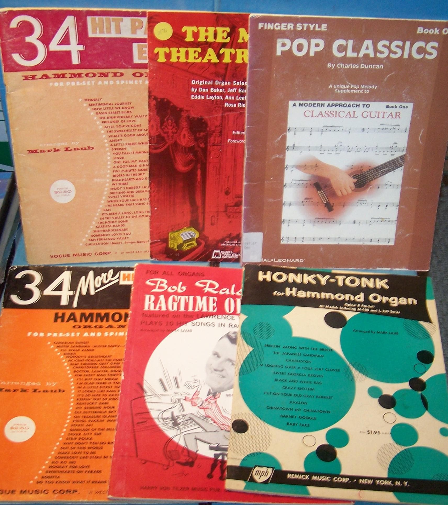 Vintage Sheet Music - 6 Pamphlets - 34 Hit Parade Extras - Mighty ...