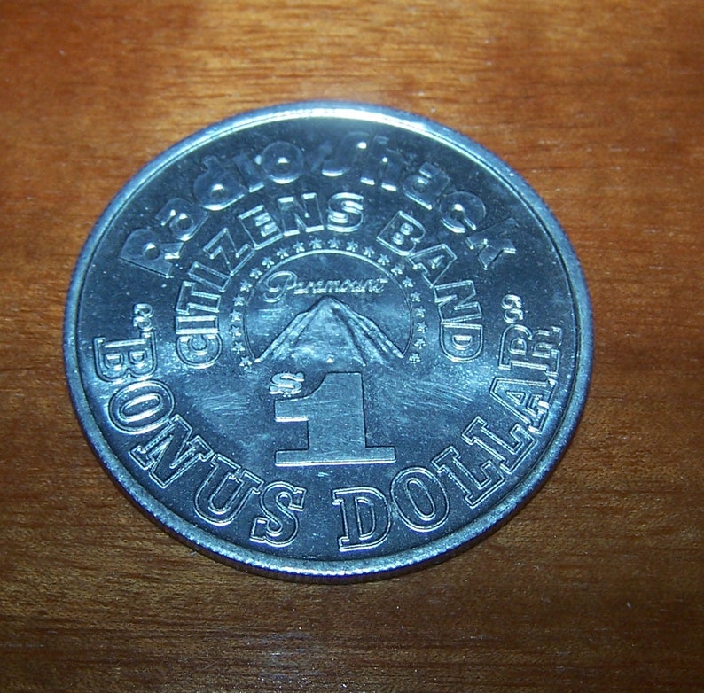 Radio Shack Tokens ~ 1977 Citizens Band Bonus Dollar ~ CB Radio Coin ...