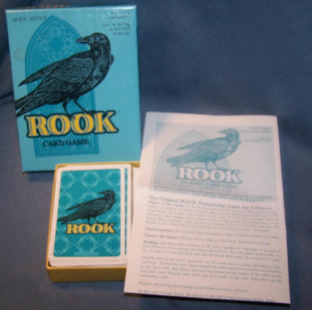 Parker Brothers ROOK Card Game Dated 2001 A Blaze of Lightning ...