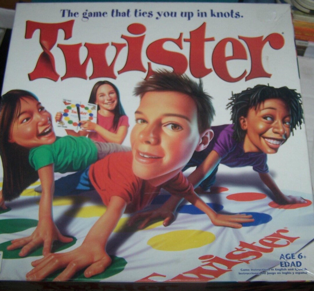 TWISTER Game - Dated 2002 - Game That Ties You up in KNOTS! - Complete ...
