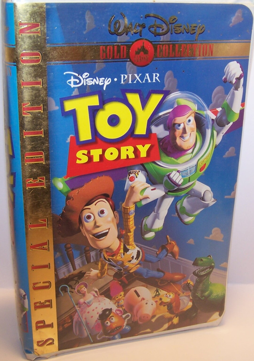 Vintage 1995 Toy Story Movie - Gold Collection - VHS - Video Tape - Tim ...