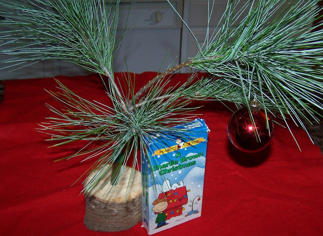 A Charlie Brown Christmas Video - Complete With Tree Stand and Tree ...