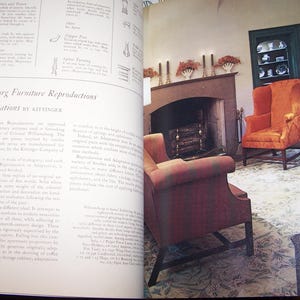1973 WILLIAMSBURG REPRODUCTIONS - Trade Catalog - Paperback - FURNITURE ...