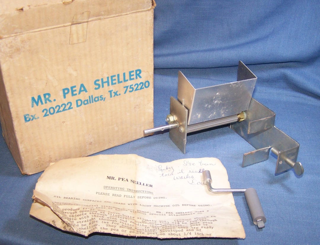 Mr Pea Sheller - Manual Crank Shells Peas or Beans - Can Be Automated ...