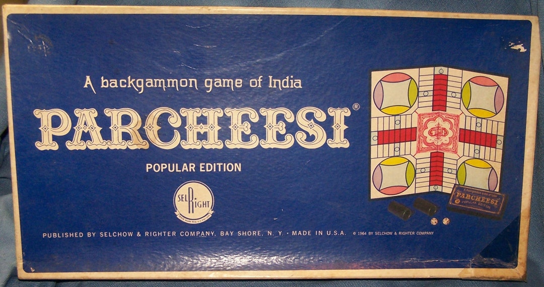 Selchow and Righter PARCHEESI - Royal Game of India - 1964 - No. 110 ...