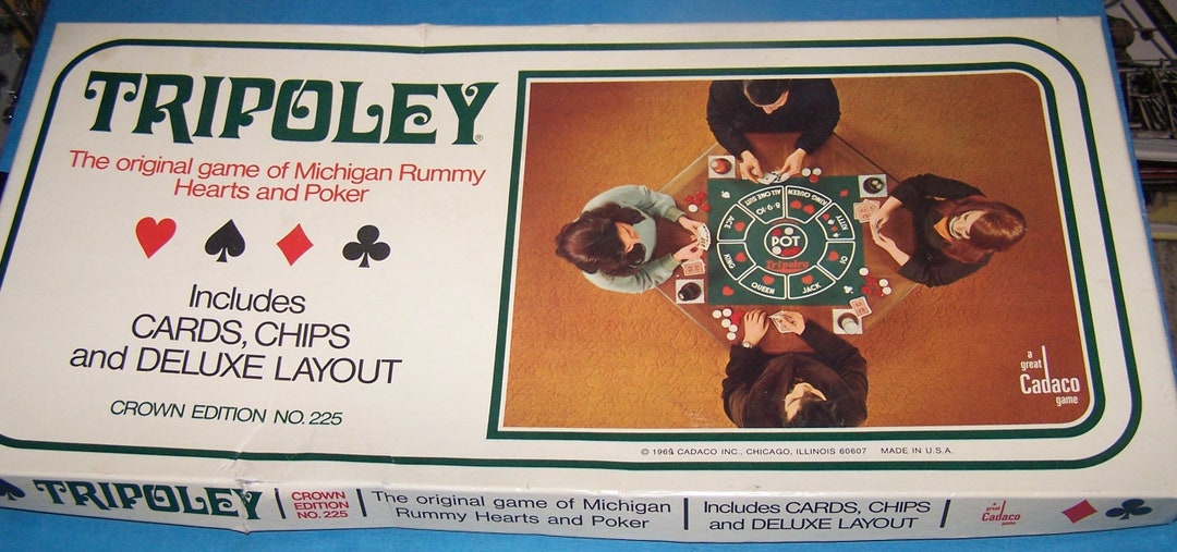 Vintage 1969 Tripoley CROWN Edition by Cadaco - Complete - Model Number ...