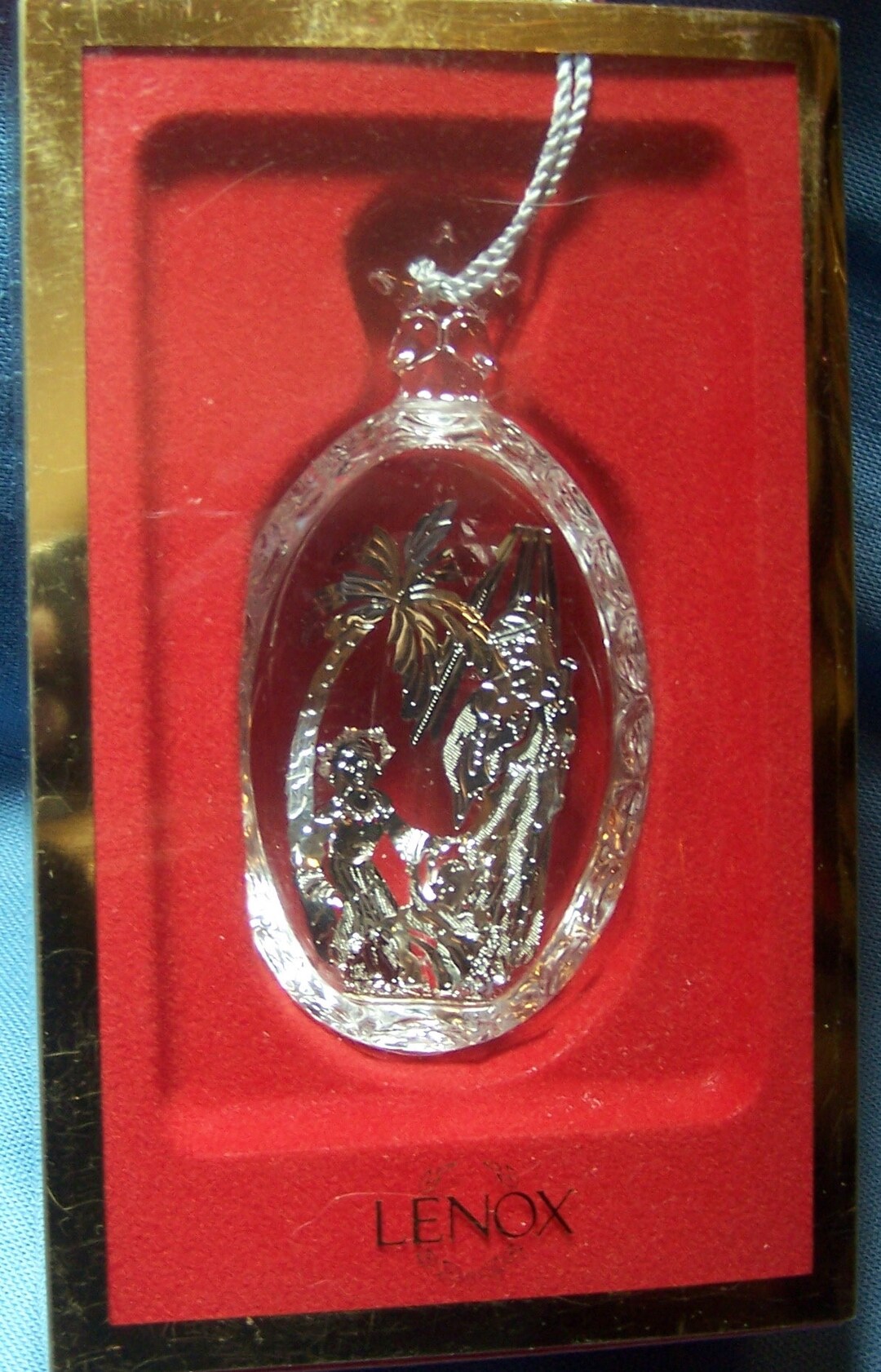 Lenox Celestial Nativity Full Lead Crystal Christmas Ornament ...