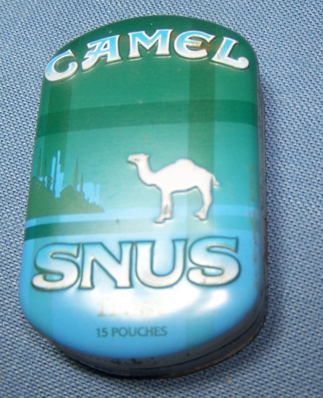 Vintage CAMEL SNUS Frost Tin - Empty Tin - Collectors Piece - 15 Pouch ...