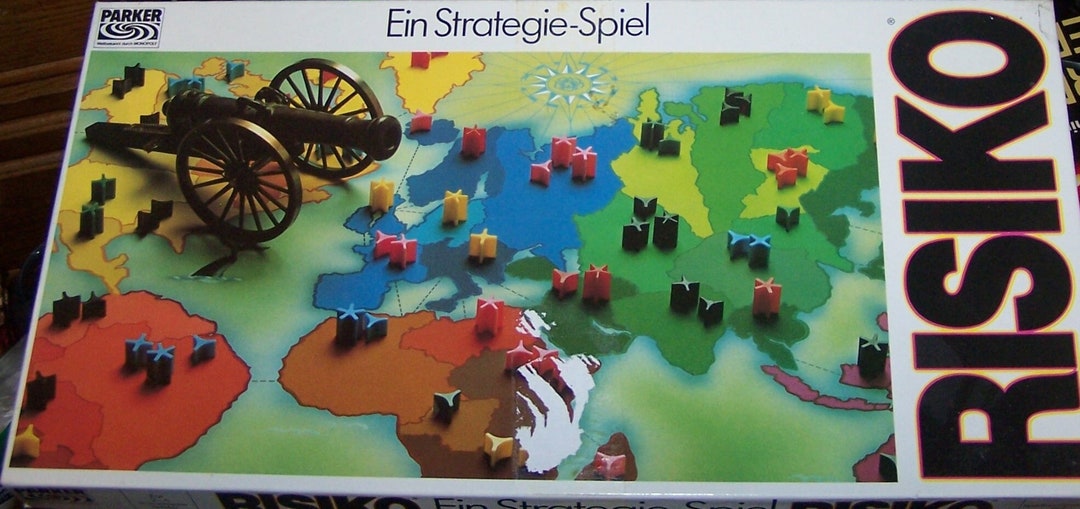 German RISK - Ein Strategie-spiel RISIKO - 1982 - Parker Brothers ...