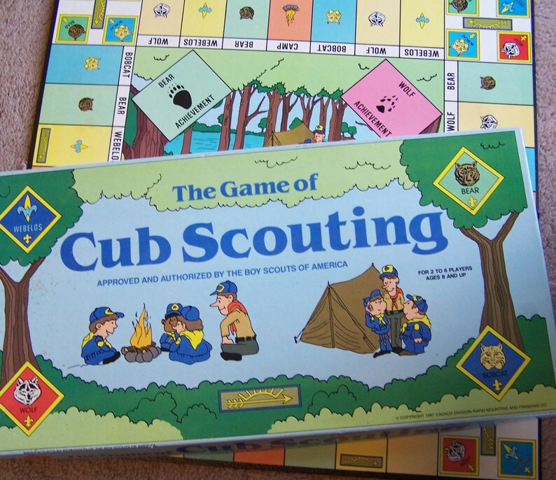 The Game of Cub Scouting Approved by The Boy Scouts of | Etsy