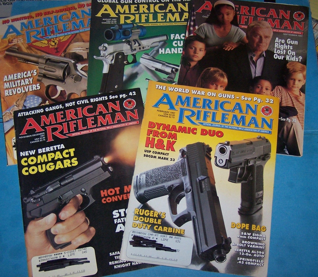 American Rifleman 1997 Magazines - Set of Nine - Many Articles and Ads ...