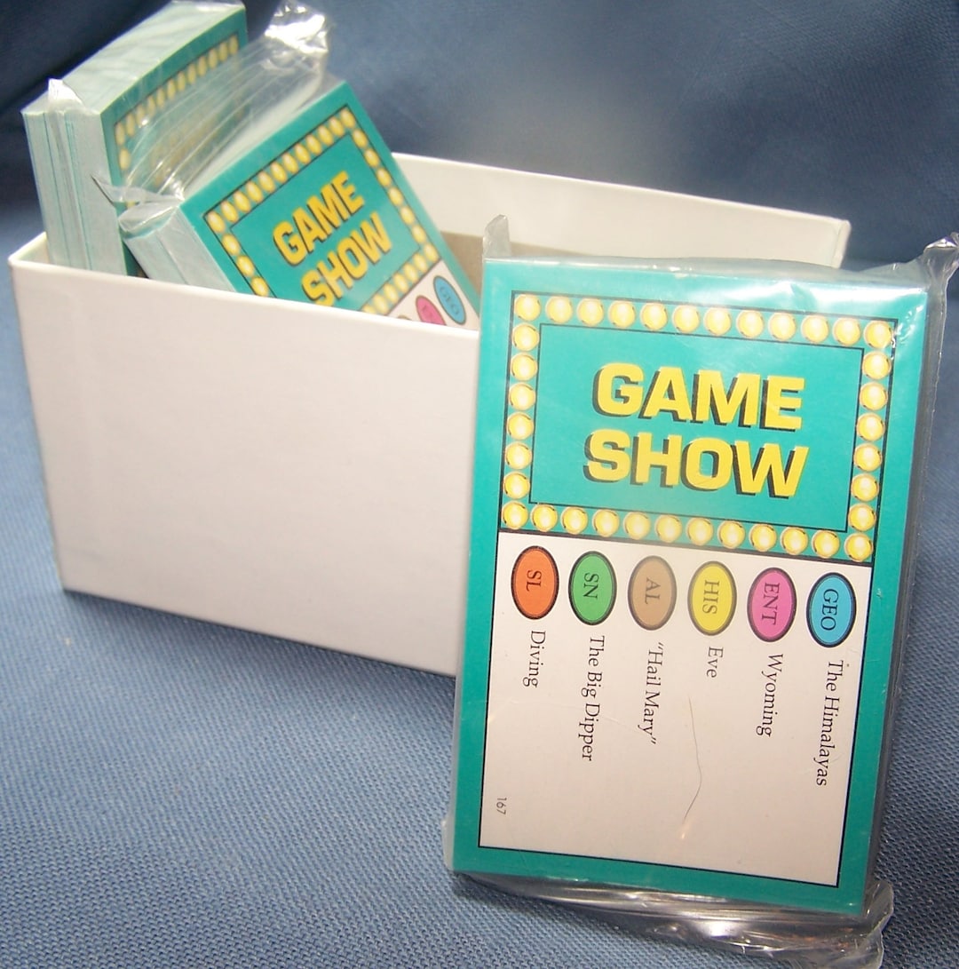 GAME Show ~ Trivial Pursuit Cards ~ 50 Pieces ~ Crafts ~ Tags ...