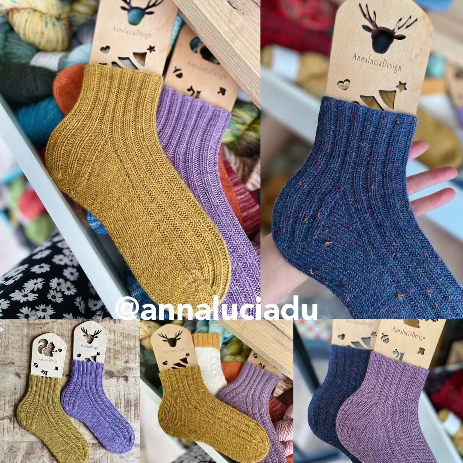 Knit Clasic Rib Top Down Sock Knitting Patterns Beginner - Etsy