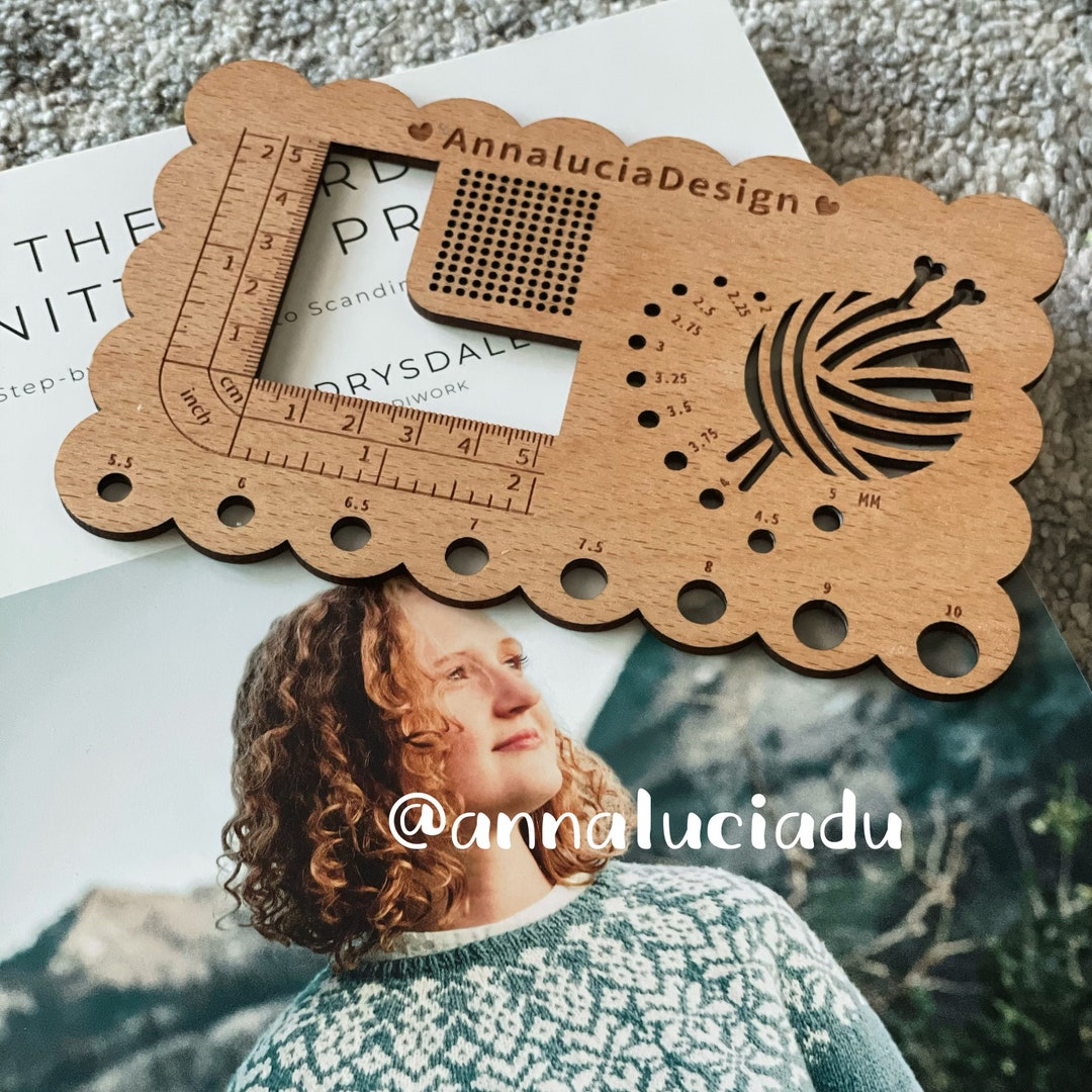 Annaluciadesign , Knitting, Gauge Ruler, Knitting Gauge, Knitting Tools ...