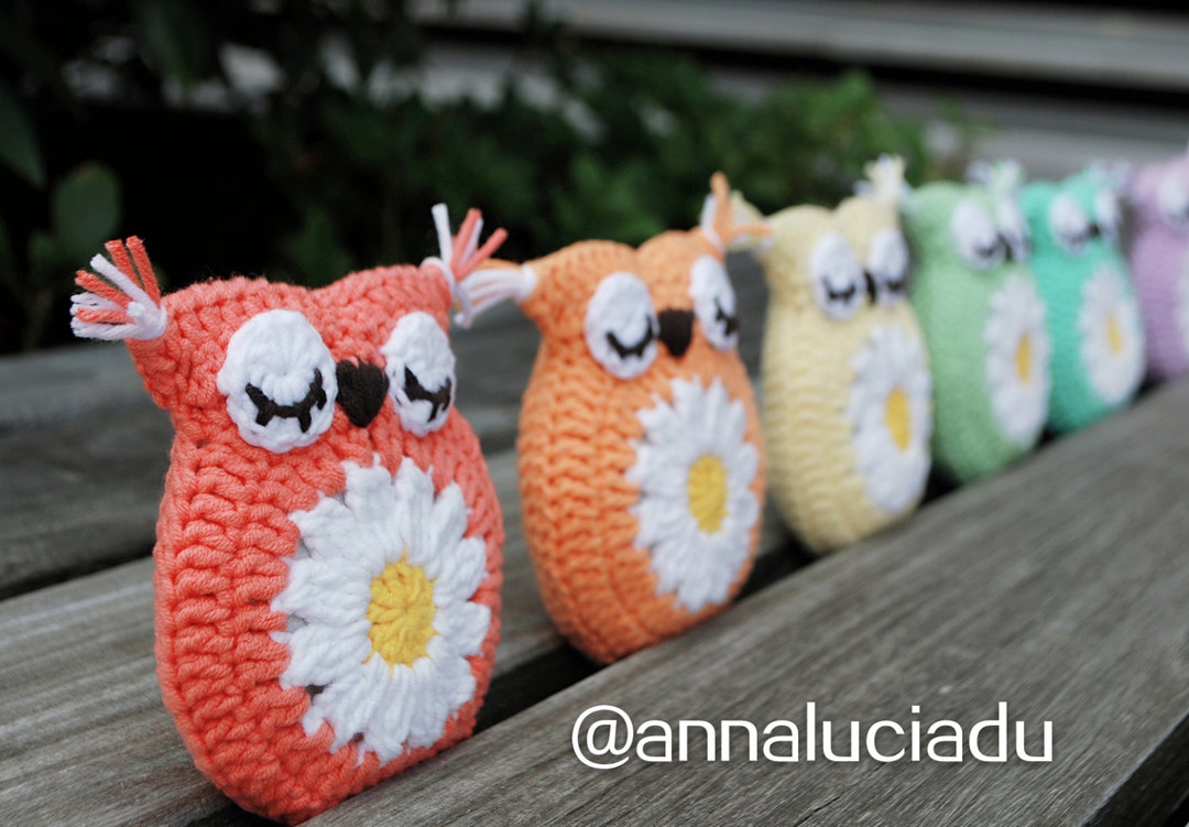 Crochet Owl Lavender Sachet Cushion (PDF Instant Download) - Etsy