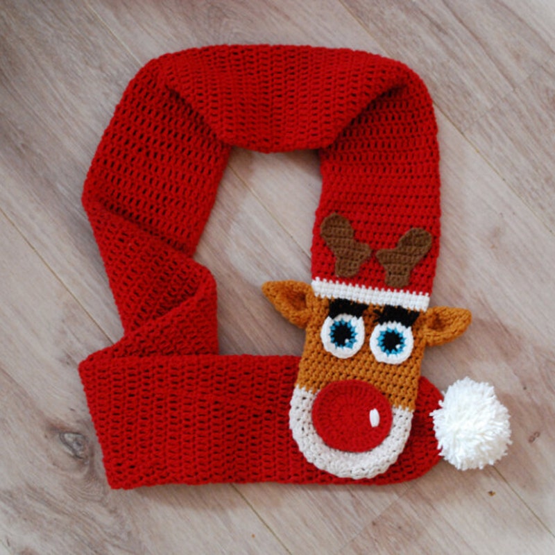Reindeer Scarfs - Etsy
