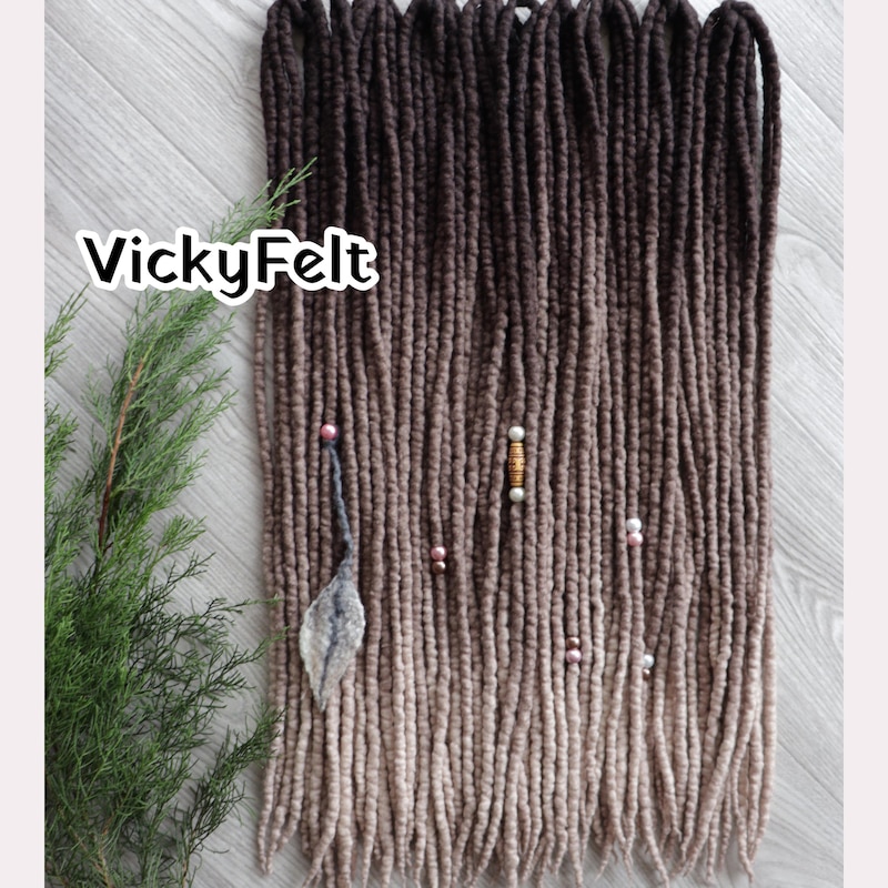 Wool Dreadlock Extensions - Etsy