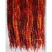 Wool Dreads FLAME 10 DE to Full Set Dreadlocks Extensions Ombre Ocher ...