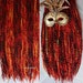 Wool Dreads FLAME 10 DE to Full Set Dreadlocks Extensions Ombre Ocher ...