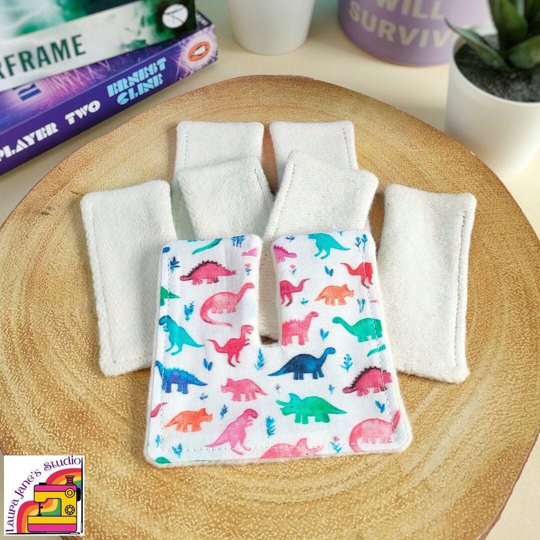 Colourful Tracheostomy Pads Washable Adult Trach Pads Rainbow Trach ...