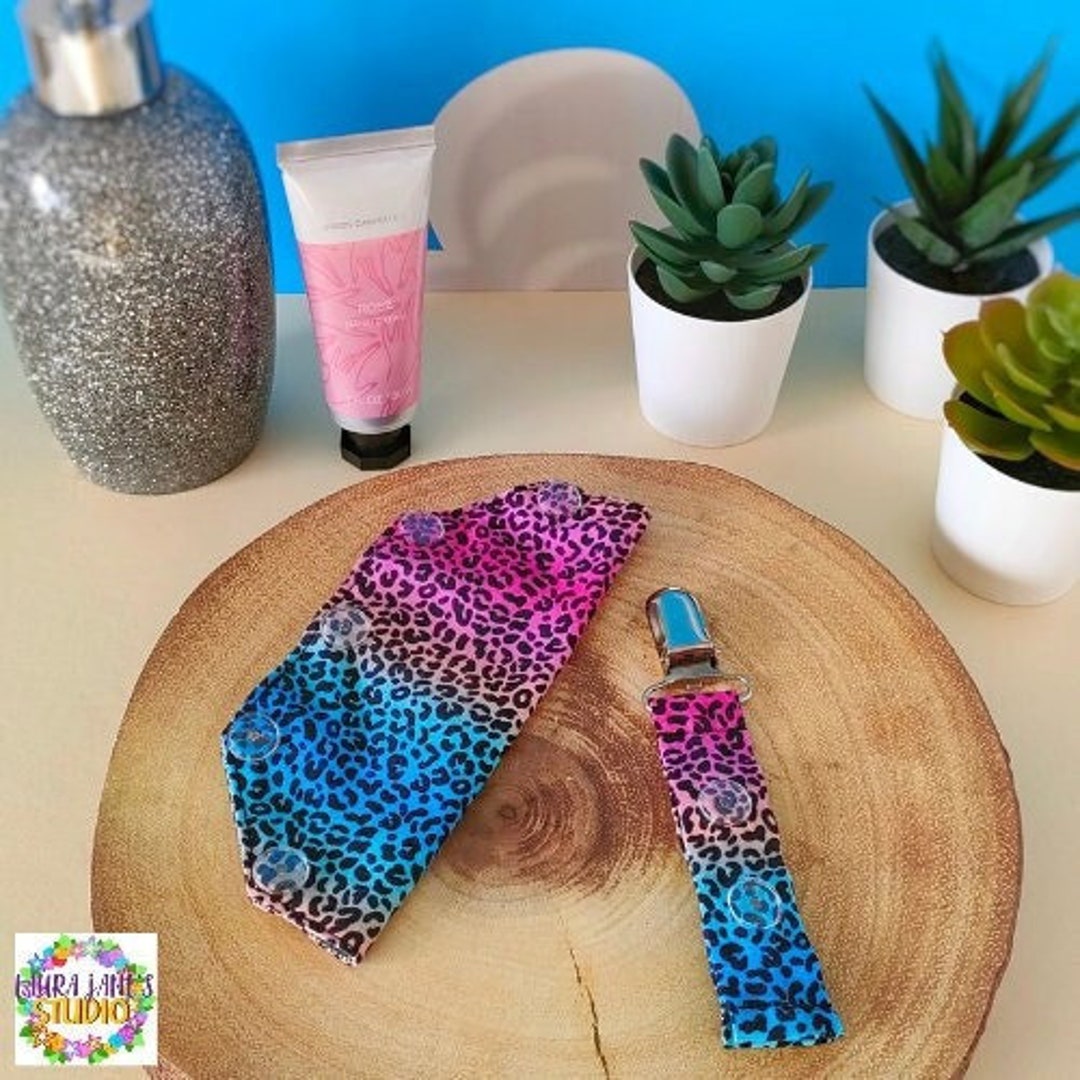 Waterproof Port Cover Colourful Line Clip Tube Feeding Gift Set 2 Piece ...