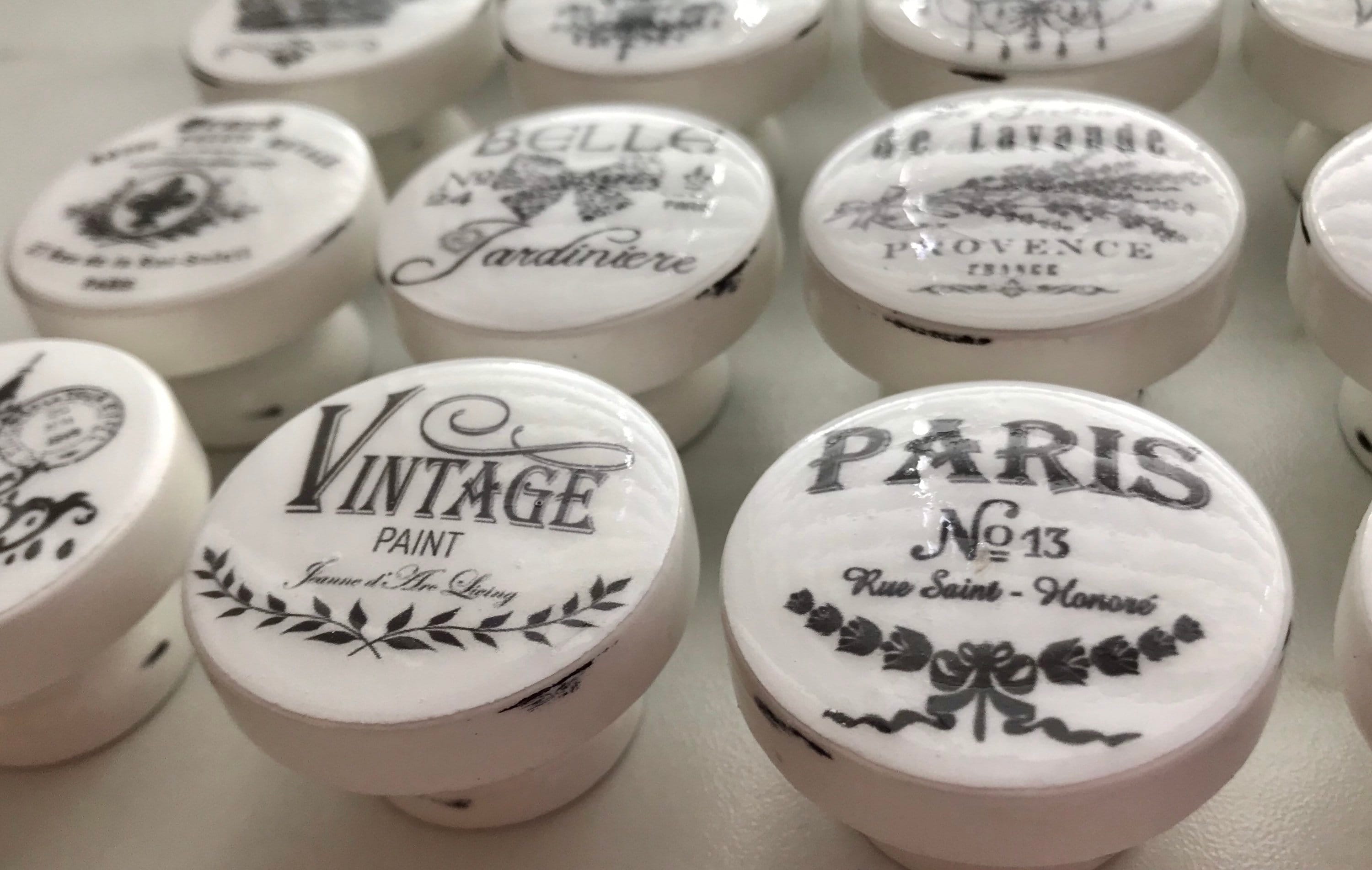 Kitchen Cabinet Knobs Vintage Paris Handmade Kitchen Drawer Pulls ...