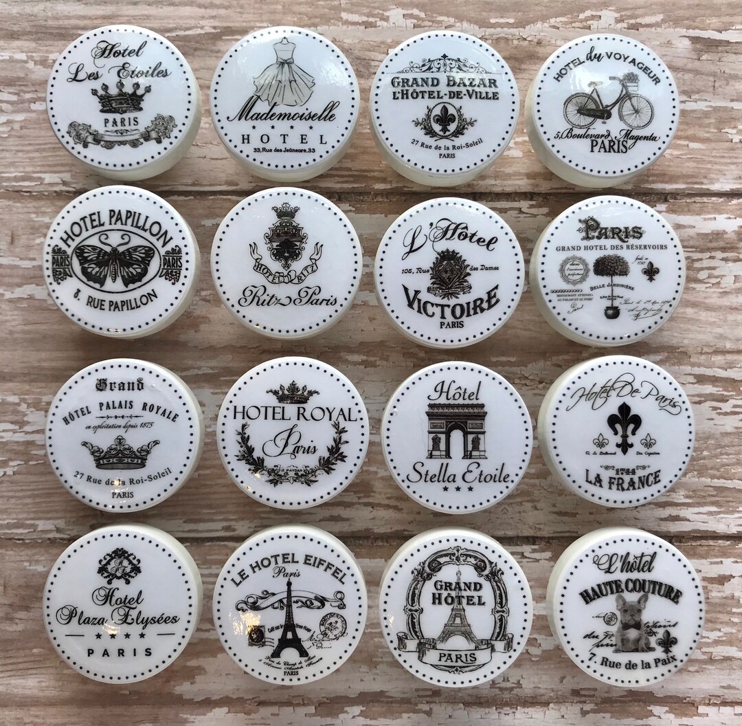 French Hotel Knobs Vintage Paris Handmade Kitchen Drawer Pulls France ...