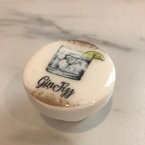 WINE BAR KNOBS Kitchen Cabinet Door Drawer Pulls Bar Wet Alcohol ...