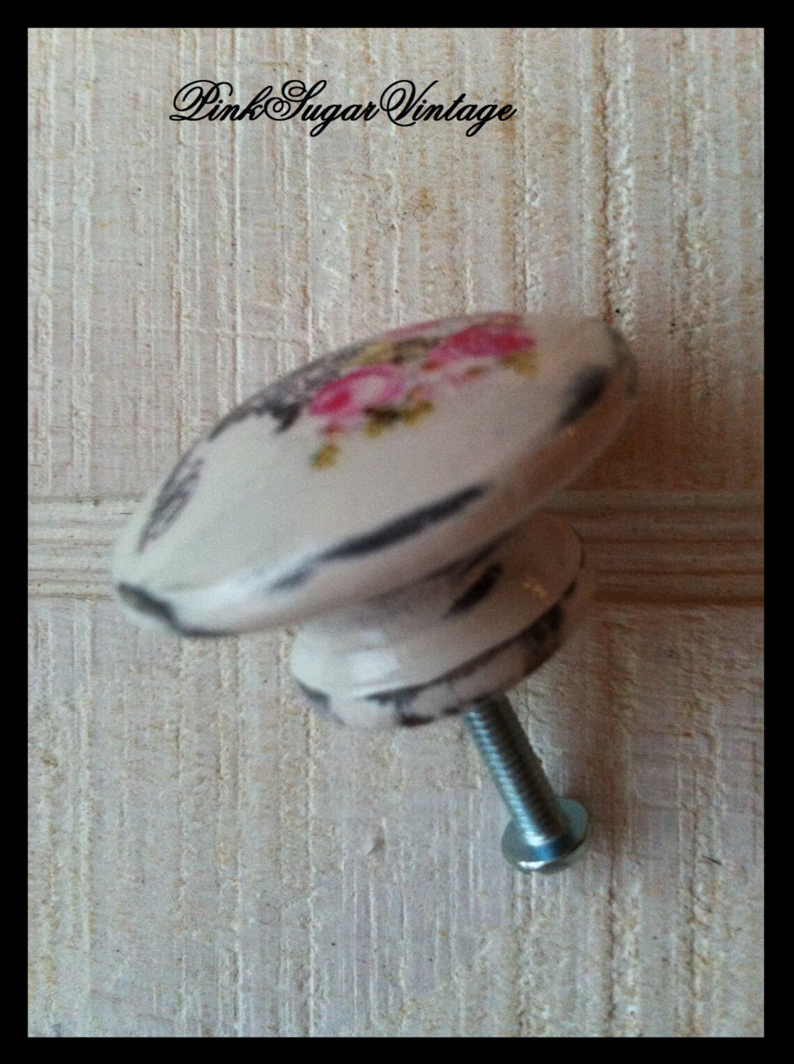 NEW Vintage Handmade Knobs Drawer Pulls Paris France Shabby - Etsy
