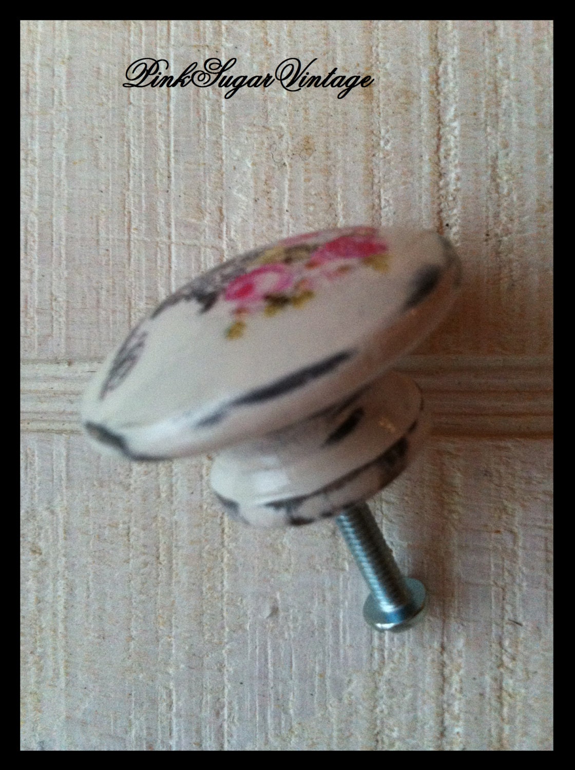 NEW Vintage Handmade Knobs Drawer Pulls Paris France Shabby - Etsy