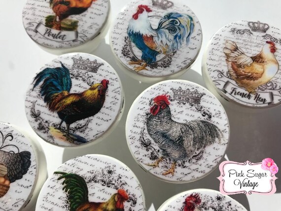 Storage & Organization Hooks & Fixtures Home & Living White Chicken ...