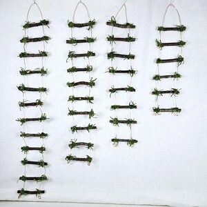 Fairy Twig Ladders 4 Options: 6, 8, 10 or 12 RUNGS. Fairy Garden Decor ...