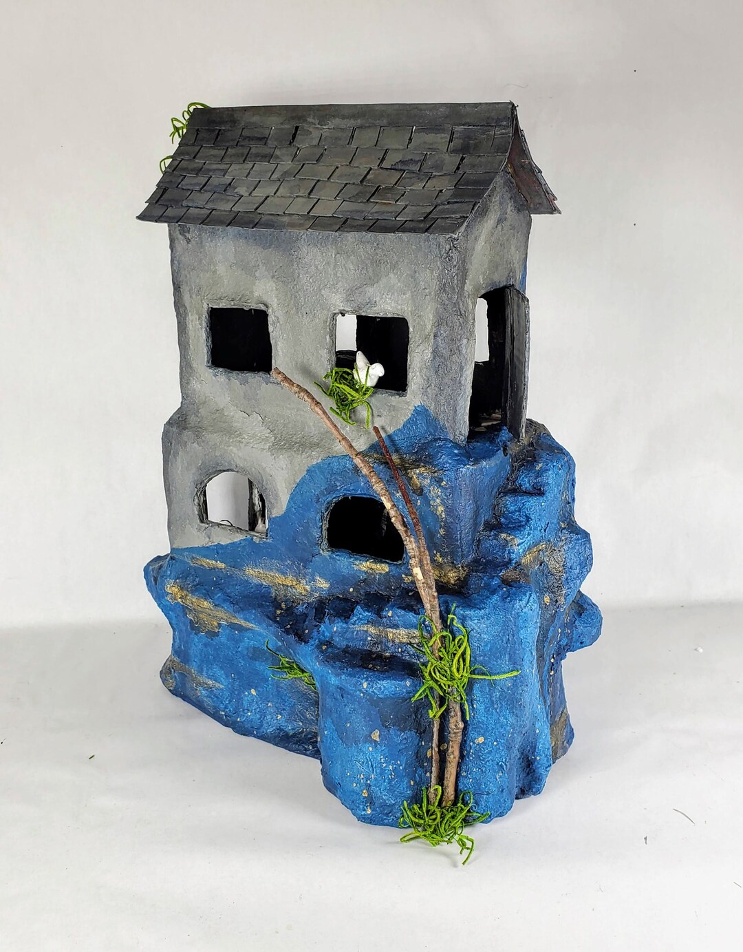 Majestic Mountain Top Fairy Dwelling, Nymphs & Spirits. Place of ...