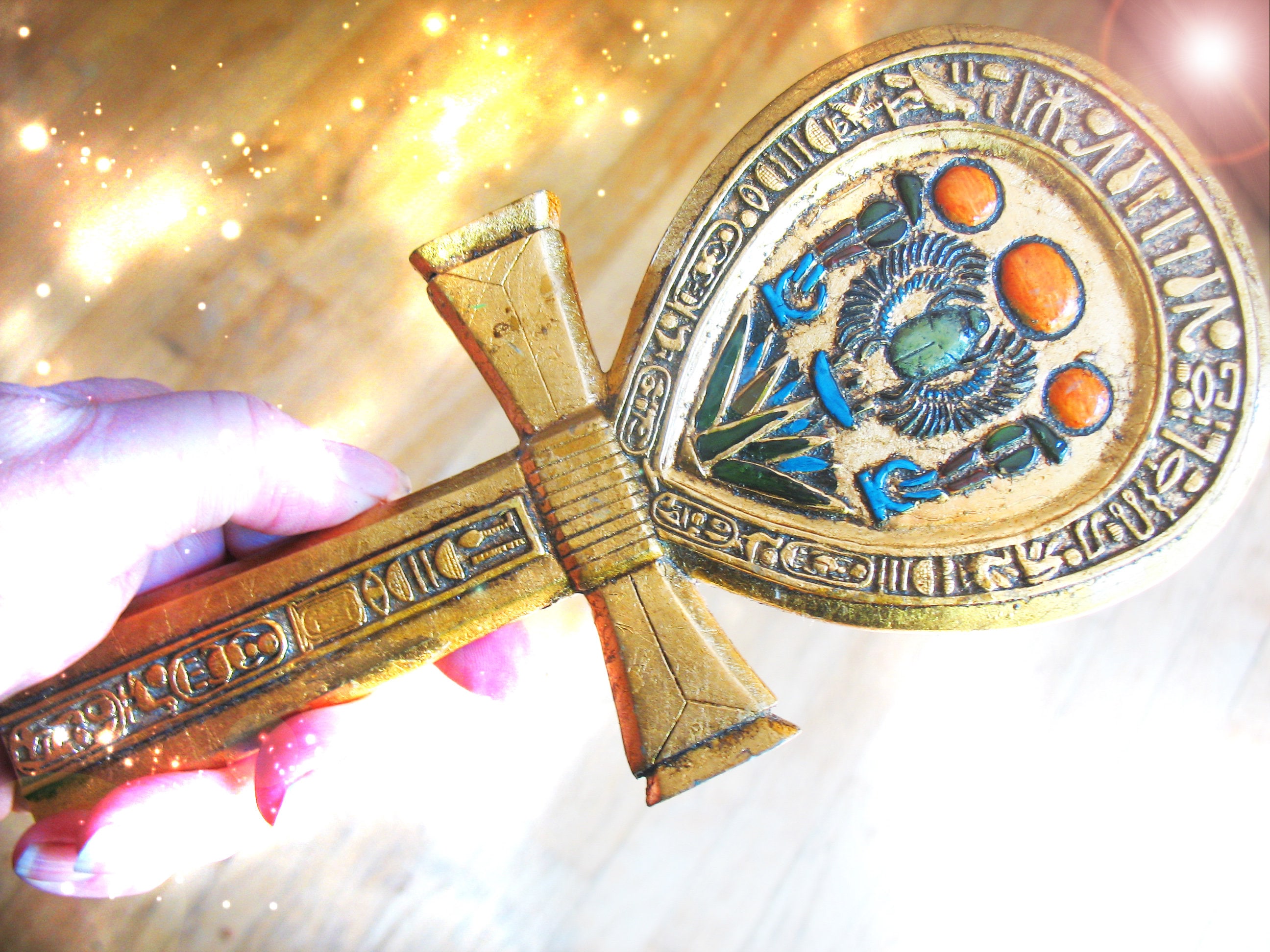 Vintage CLEOPATRA Ankh Mirror of Beauty Cassia4 Witch Coven - Etsy