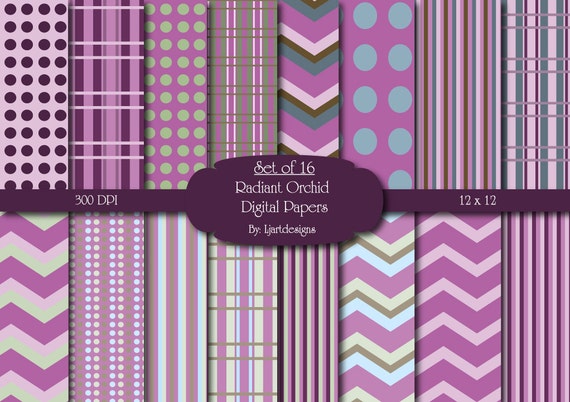 Purple, Lavender, Digital Papers, Scrapbooking Papers, Crafts, Supplies ...