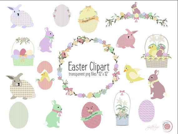 Easter Clipart, Easter Bunny, Clip Art, Easter Eggs, Easter Basket ...