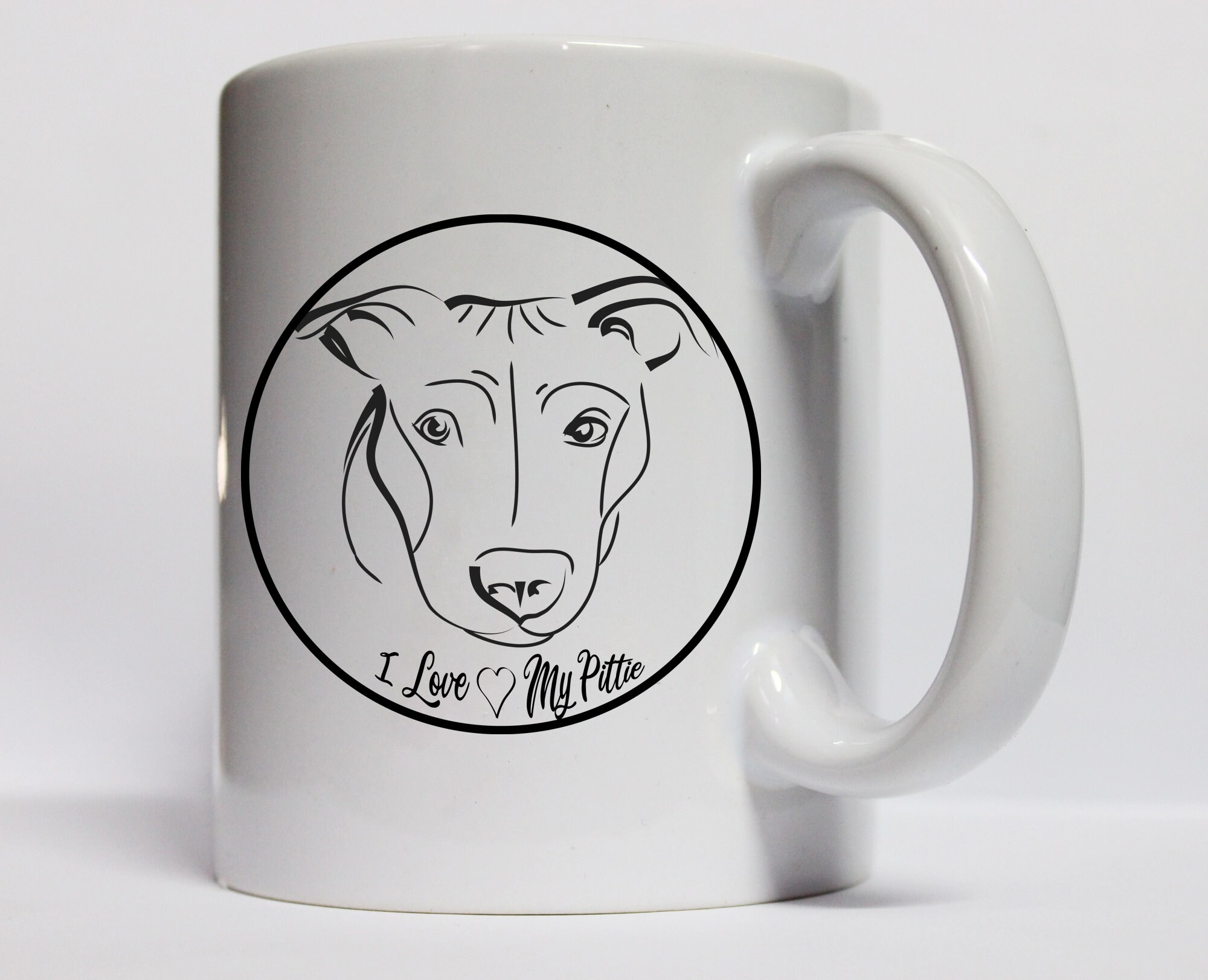 I Love My Pittie, SVG, png, Jpeg, EPS, DXF Clipart, Cricut, Vector ...