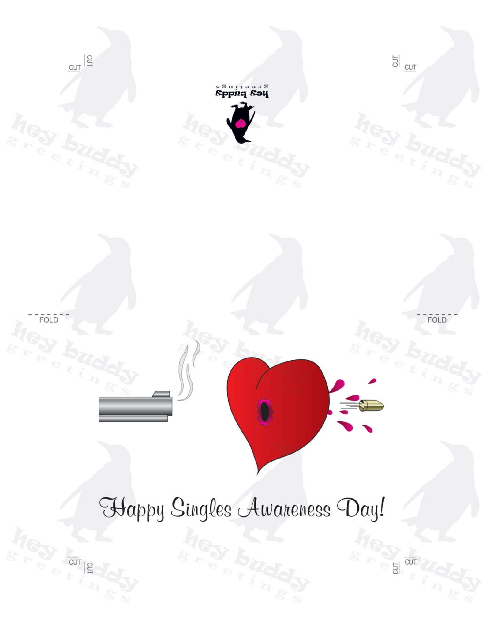Instant Printable Digital Download Singles Awareness Day Card - Etsy