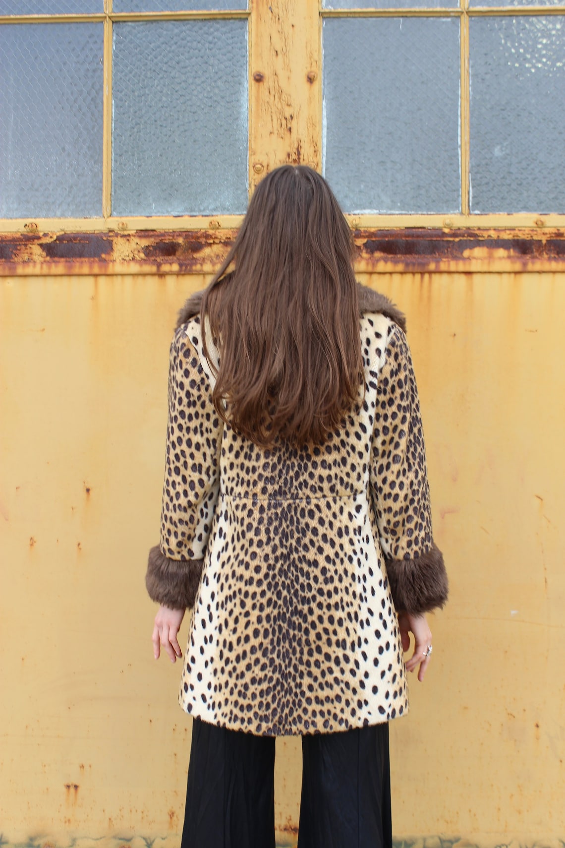 Vintage Leopard Print Coat/ 70s Leopard Print/ Vintage Penny | Etsy